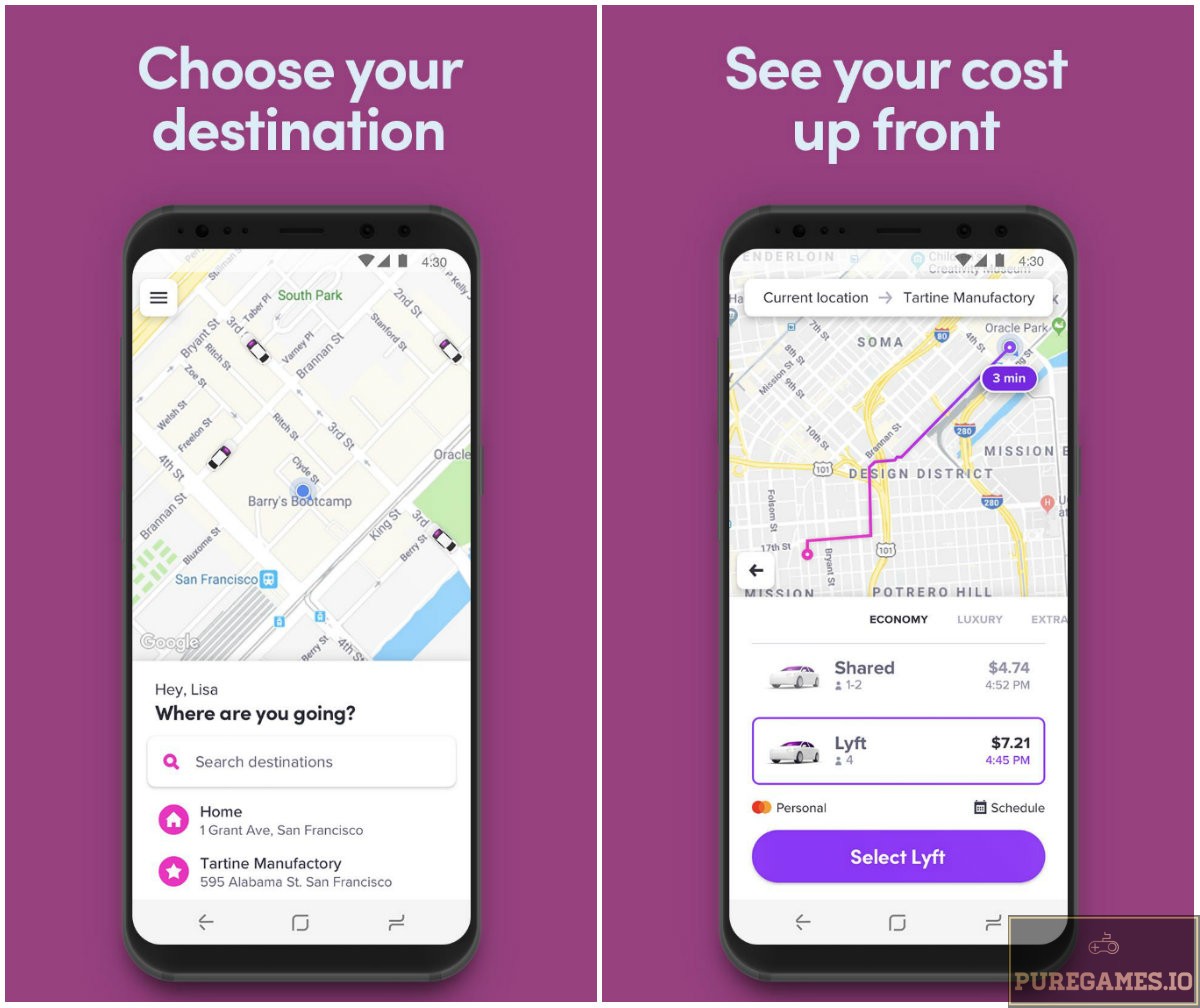 Download Lyft - For Android/iOS - PureGames